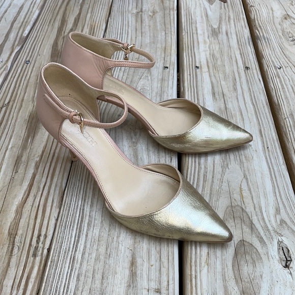 Coach | Shoes | Coach Seline Dorsay Heels Size 8 | Poshmark